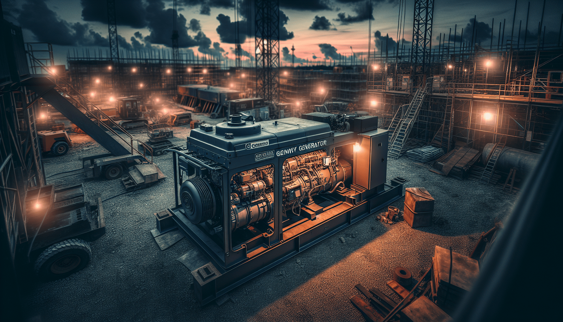 Using a Generator for Construction Site Lighting - Generator Wisdom